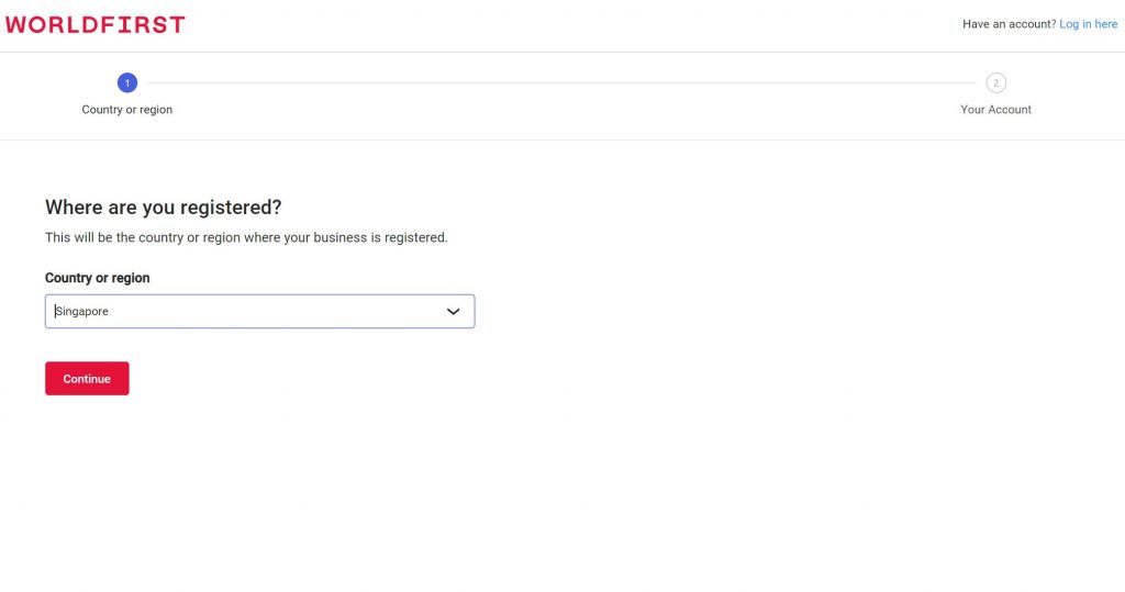 How to create a World Account (Individual) | WorldFirst MY