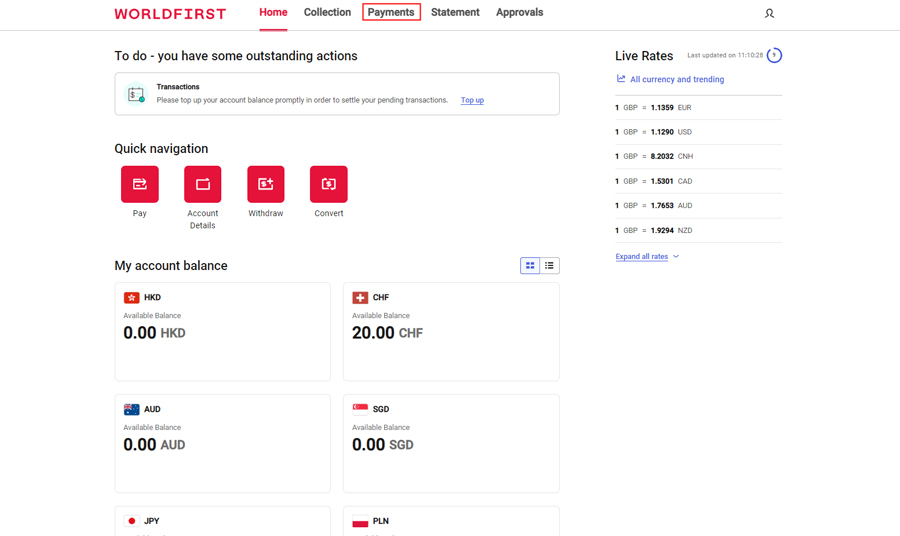 How to draw down from a flexible forward | WorldFirst AU